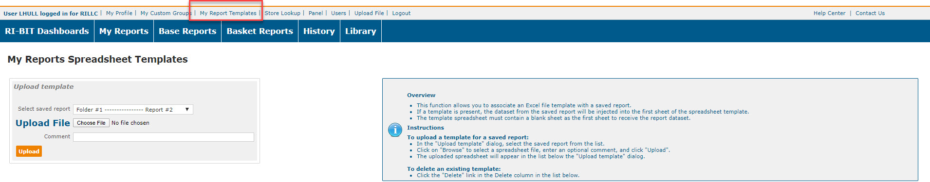 Importing a Report Template (Gold Suppliers) – Front End Insights